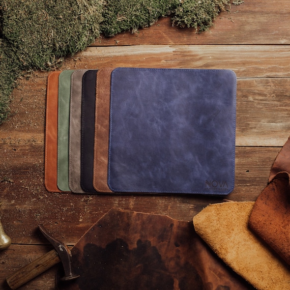 Leather Mouse Pad Customized Large Desk Mouse Pad Extended - Etsy