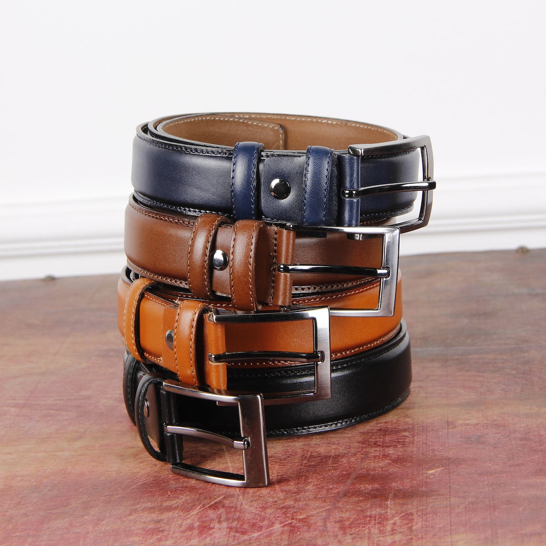 Engraved Leather Belt, Personalized Vintage Men's Belt, Custom Handmade ...