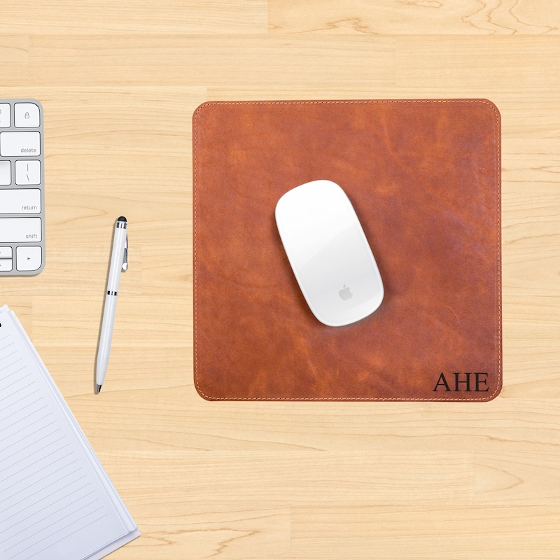 Leather Mouse Pad - Etsy