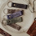Personalized Leather Keychain, Custom Keychain for Men, Leather ...