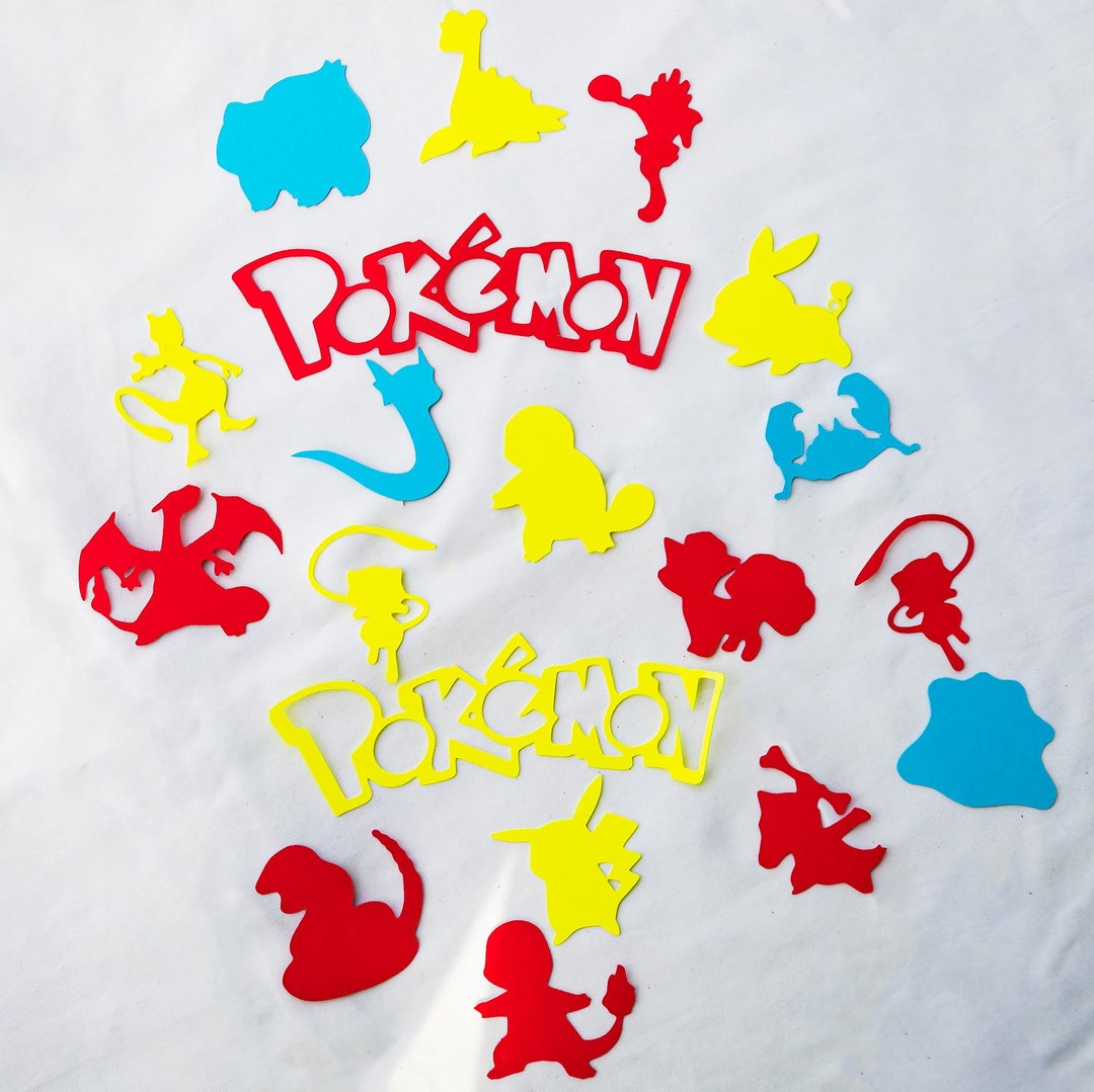 Pokemon Party Confetti Gotta Catch em All - Etsy