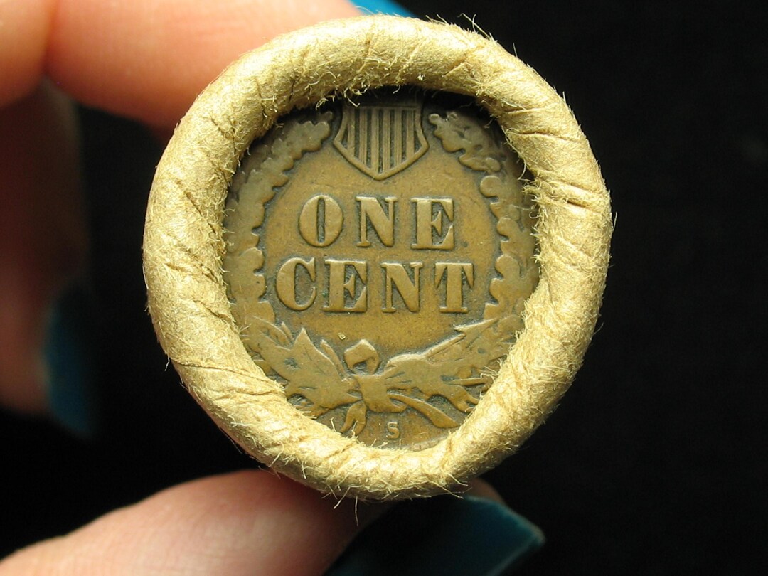 Roll Sale!! Lincoln Wheat Cent Roll 1908-S or 1909-S Indian End Coin ...