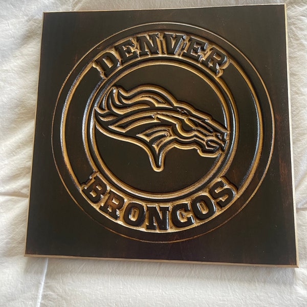 Denver Broncos Sign - Etsy