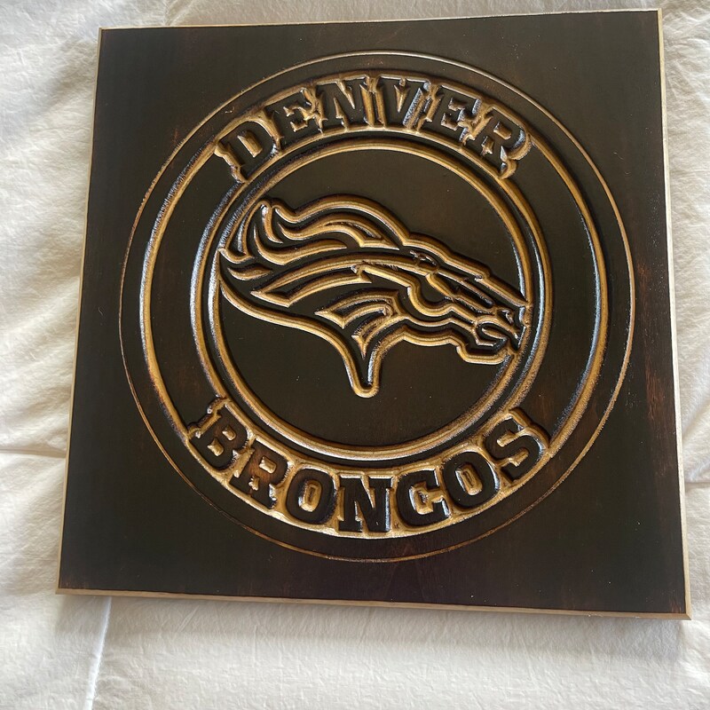 Denver Broncos Sign - Etsy