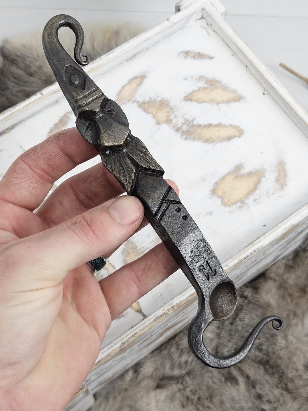 Forged Wizened Wizard Head Bottle Opener - Etsy