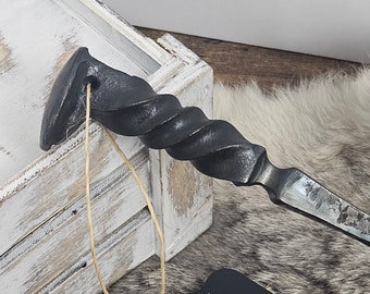 Railroad Spike Meat Turner Steak Flipper - Etsy