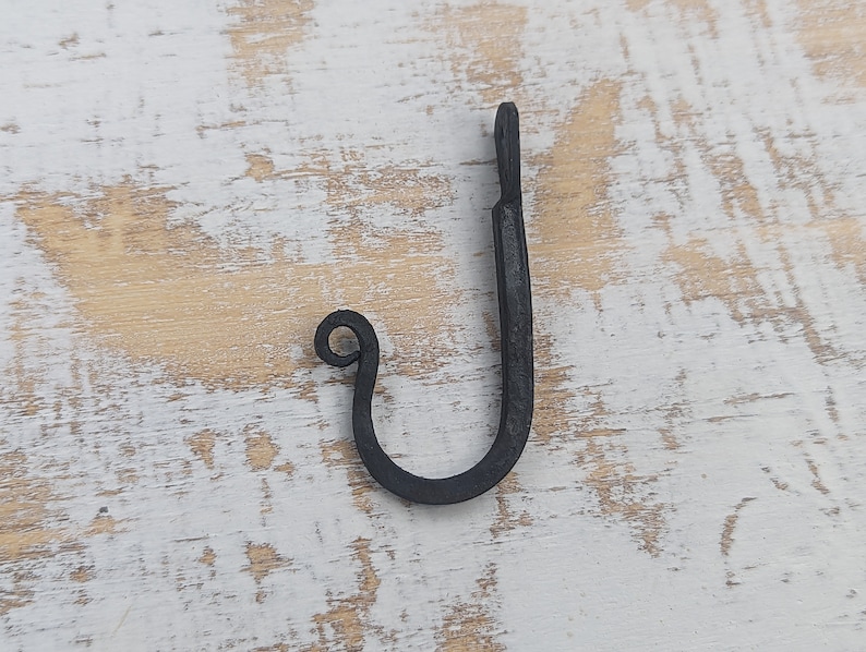 Forged Nail Hook - Repurposed From Masonry Nails - Etsy