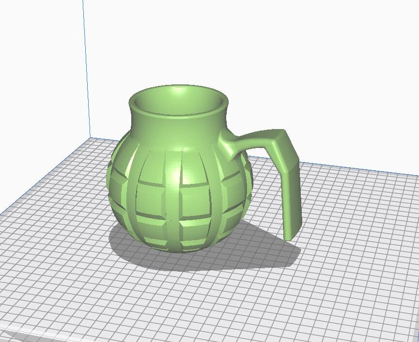 Grenade Mug 3D Print File - Etsy