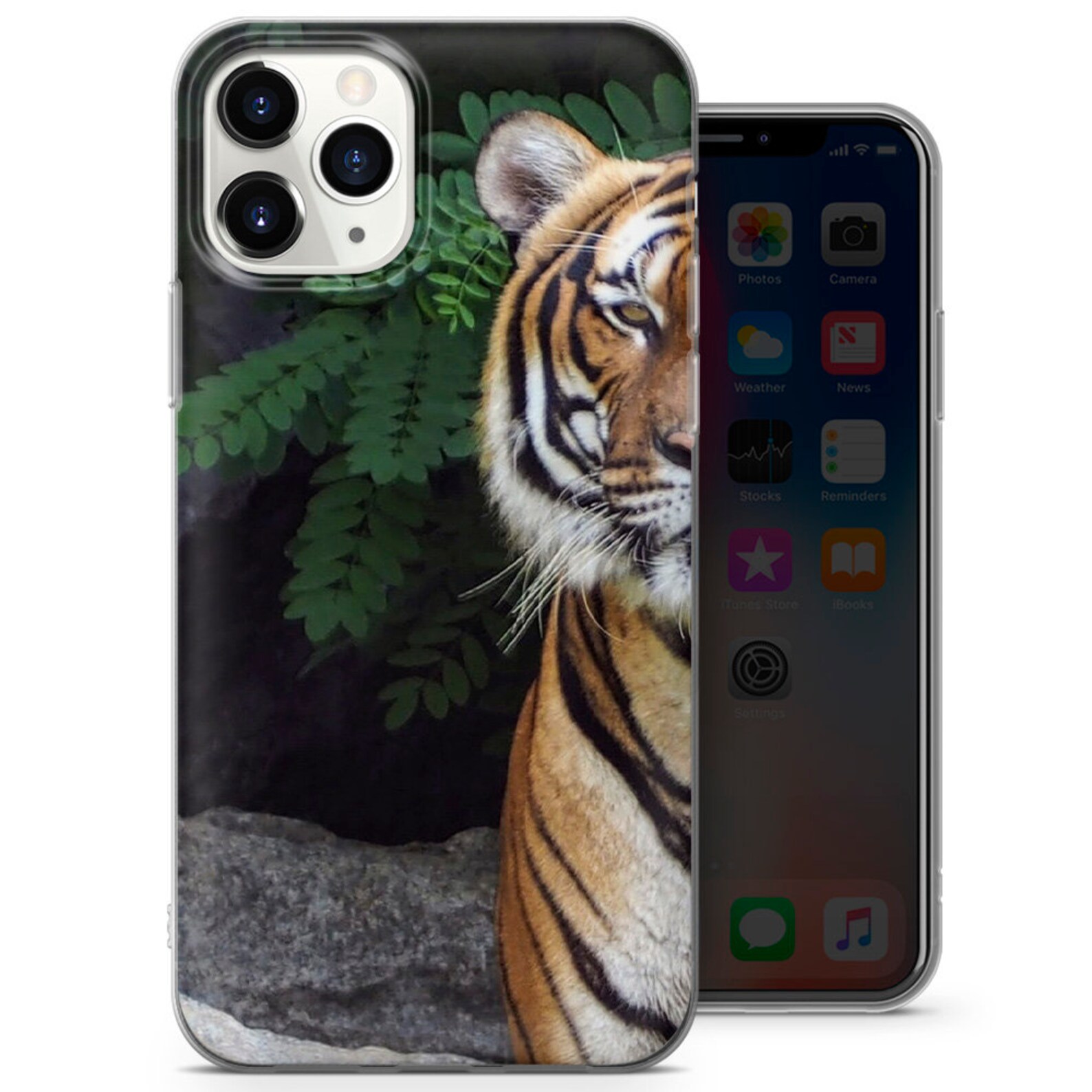 Tiger Phone Case, Animal Art Gel Cover for 15, 15 Pro, 15 Plus, 15 Pro ...