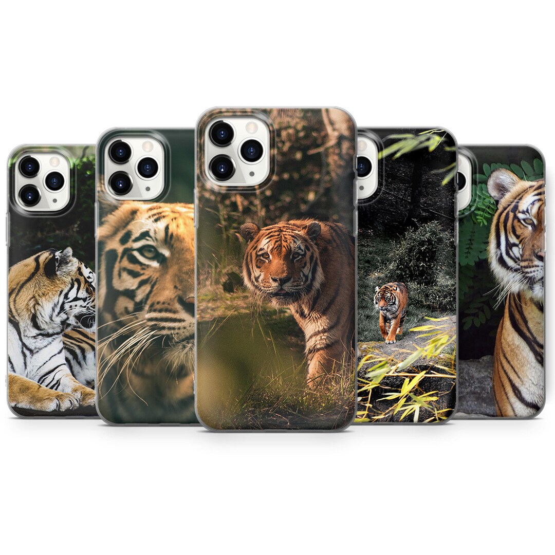 Tiger Phone Case, Animal Art Gel Cover for 15, 15 Pro, 15 Plus, 15 Pro ...