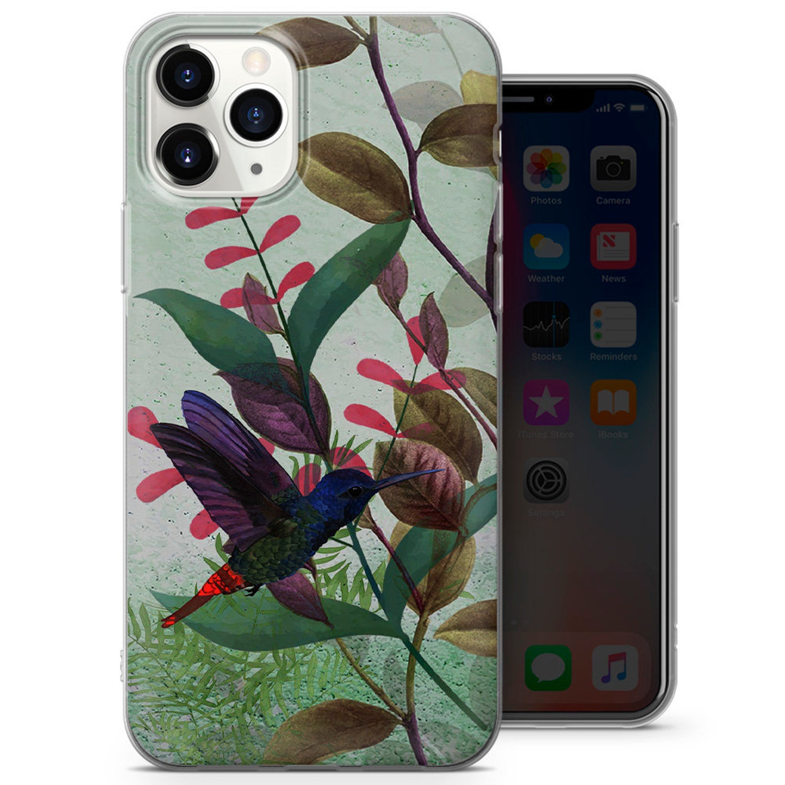 Bird Phone Case, Animal Art Gel Cover for 15, 15 Pro, 15 Plus, 15 Pro ...