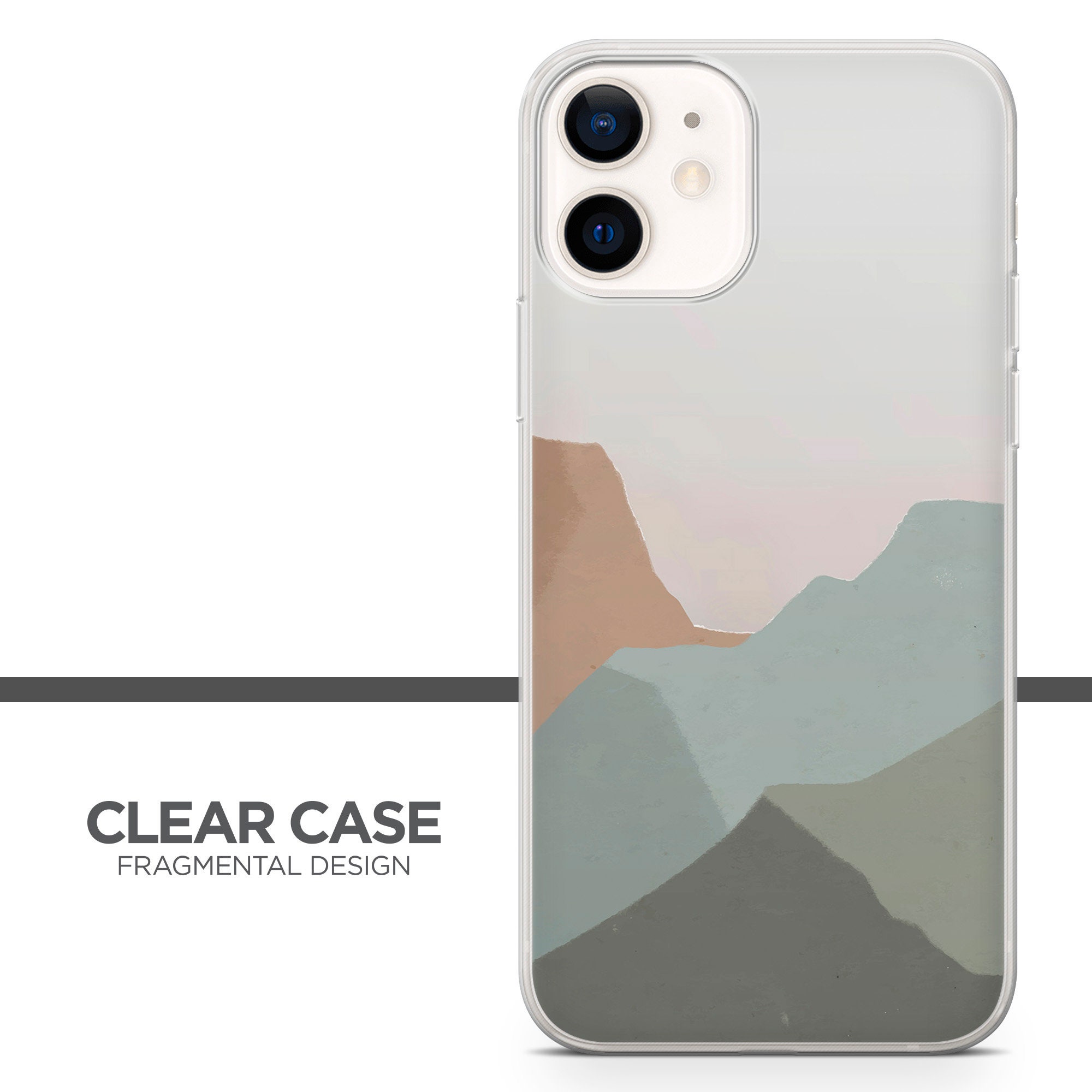 Abstract, Landscape, Mountain Phone Case Gel Cover for 15, 15 Pro, 15 ...