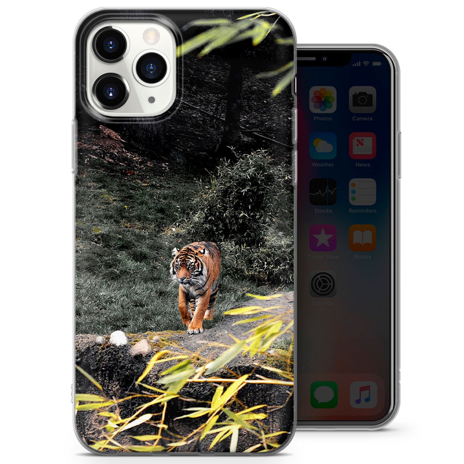 Tiger Phone Case, Animal Art Gel Cover for 15, 15 Pro, 15 Plus, 15 Pro ...