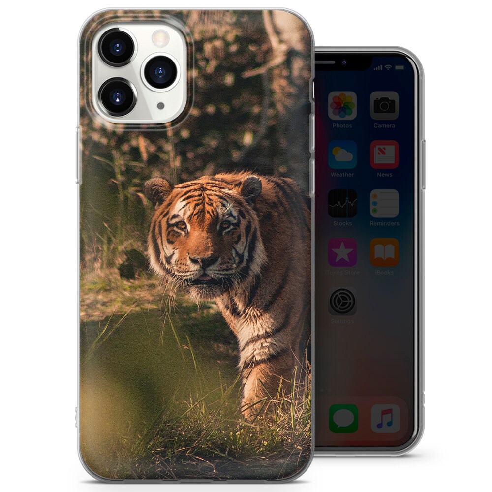 Tiger Phone Case, Animal Art Gel Cover for 15, 15 Pro, 15 Plus, 15 Pro ...