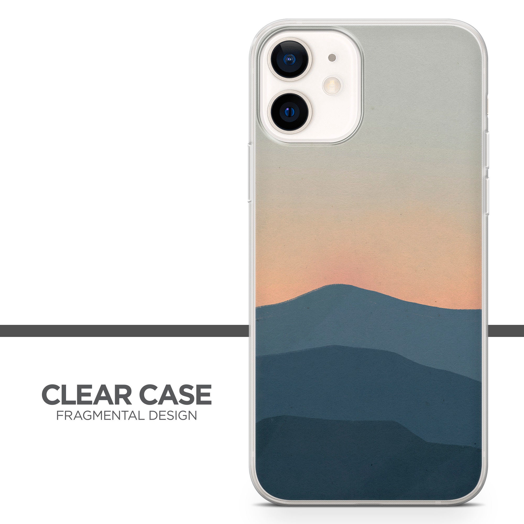 Abstract, Landscape, Mountain Phone Case Gel Cover for 15, 15 Pro, 15 ...