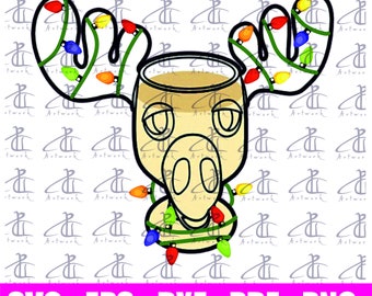Moose Mug Svg | Etsy