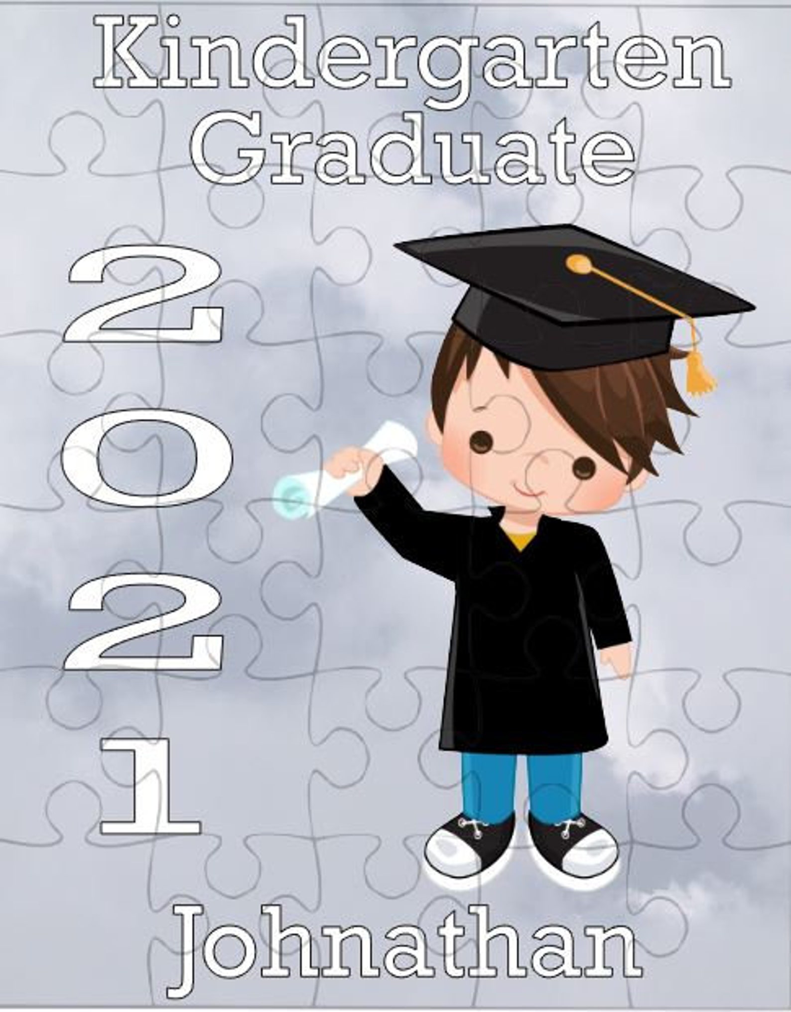 Personalized Puzzle for Kids Kindergarten Graduation Gift - Etsy