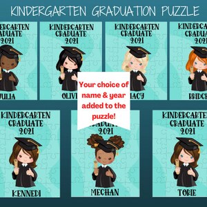 Personalized Puzzle for Kids - Kindergarten Graduation Gift ...