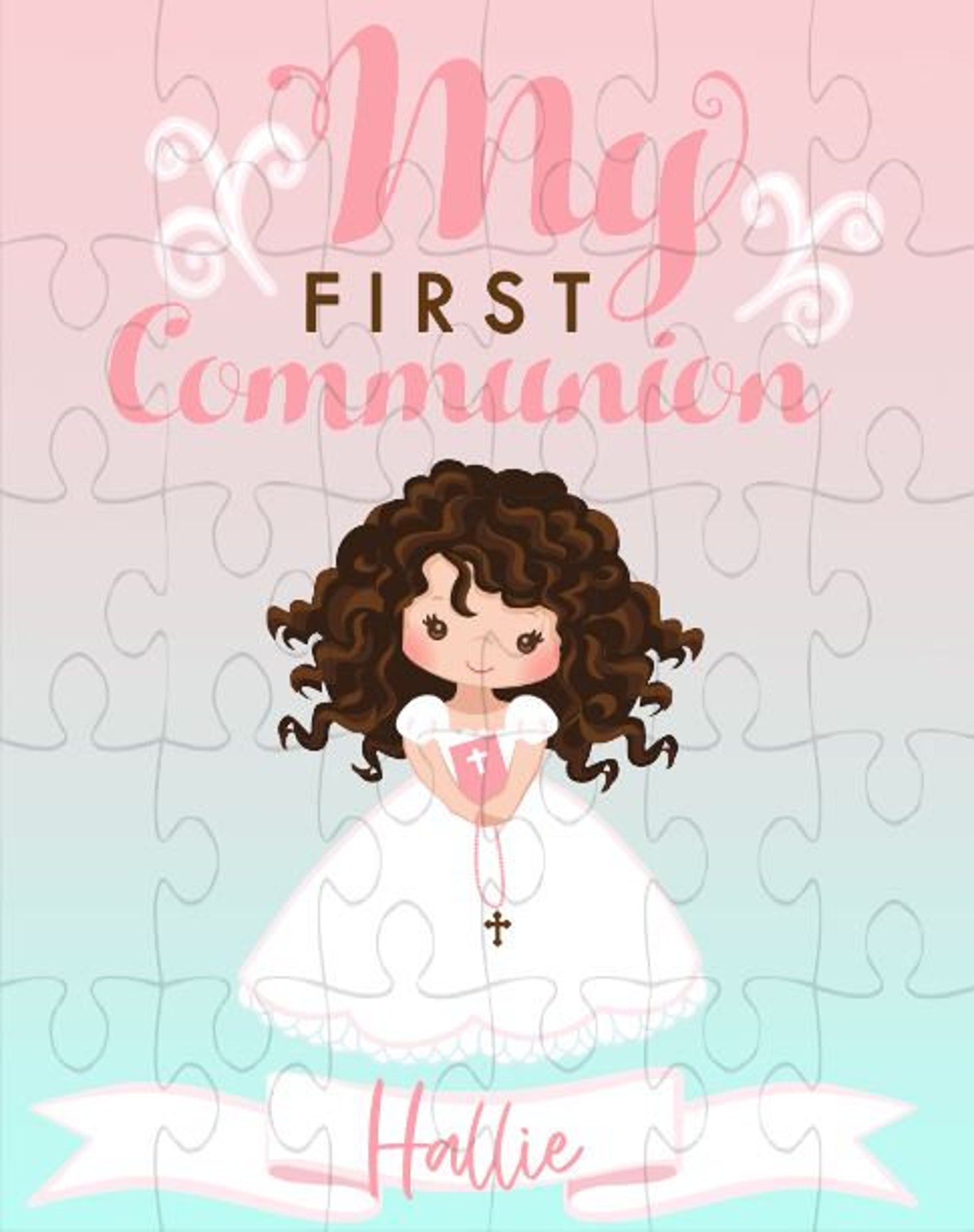 Personalized Puzzle for Kids First Communion Gift First | Etsy