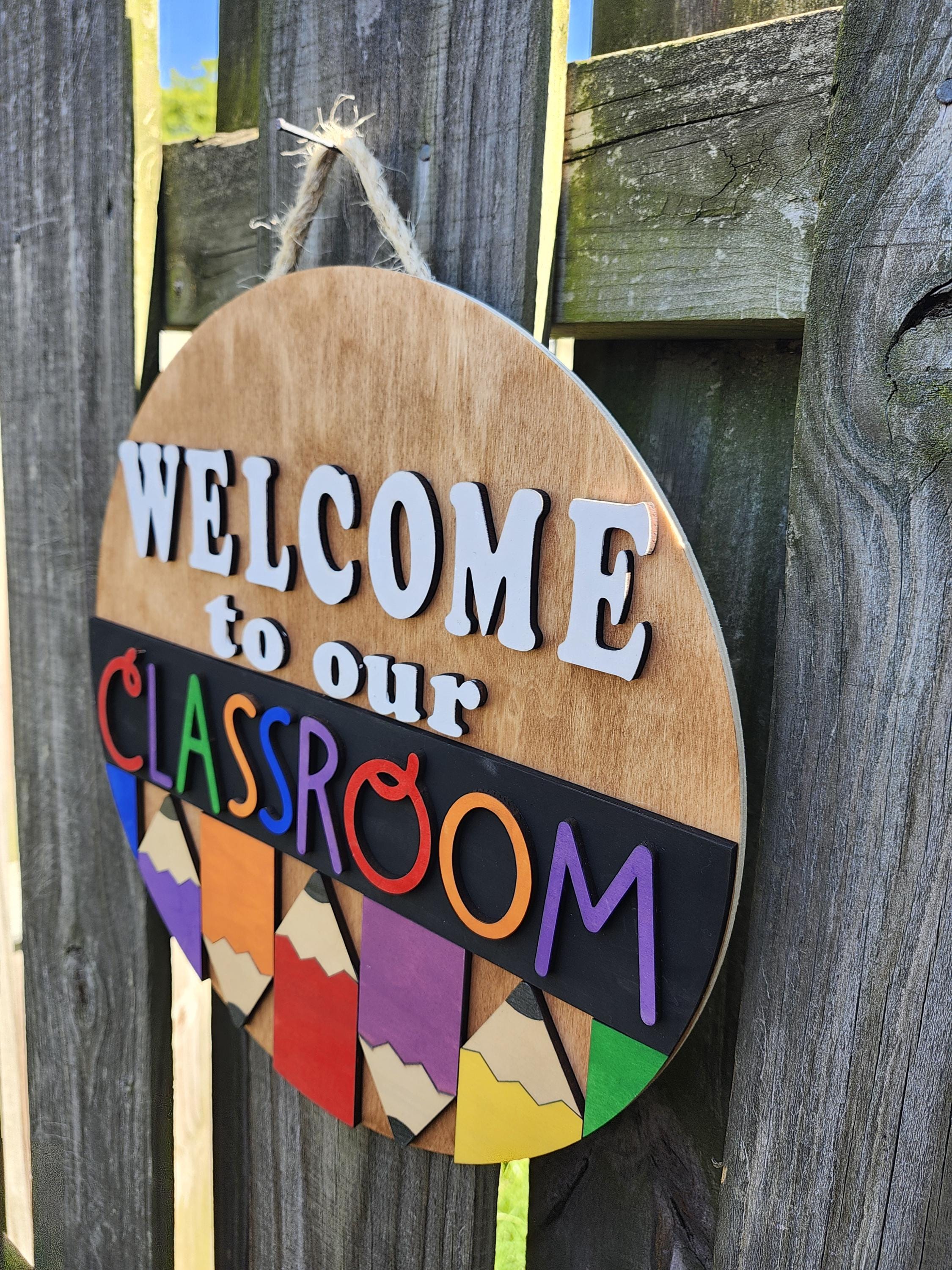 Classroom Door Sign, Teacher Gift, Classroom Decoration, Gift for ...