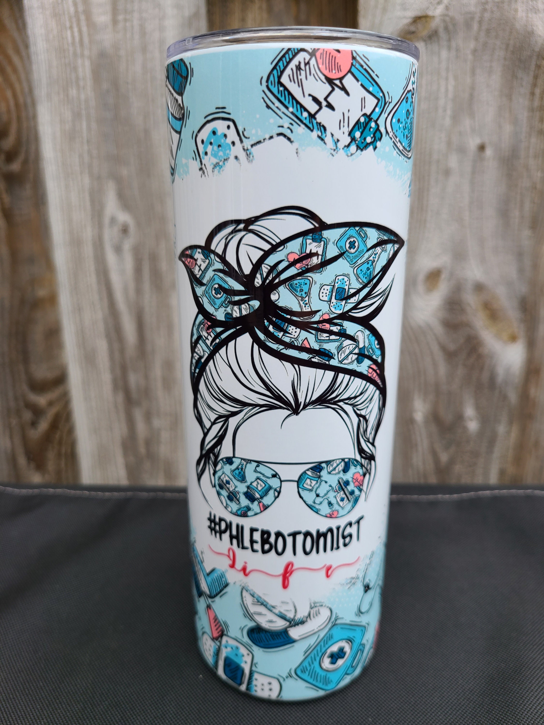 Phlebotomist Life Cup, 20 Oz Skinny Tumbler, Phlebotomy Life Tumbler ...