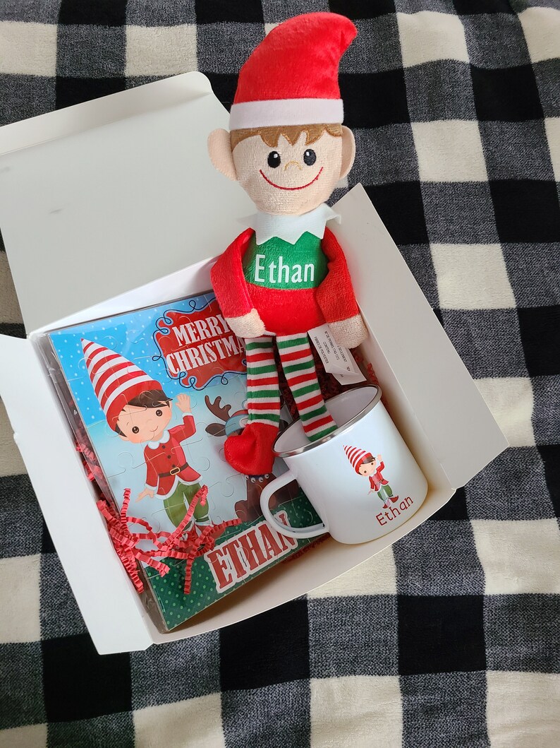 Personalized Christmas Gift Box Elf Gift Box Christmas Gift - Etsy