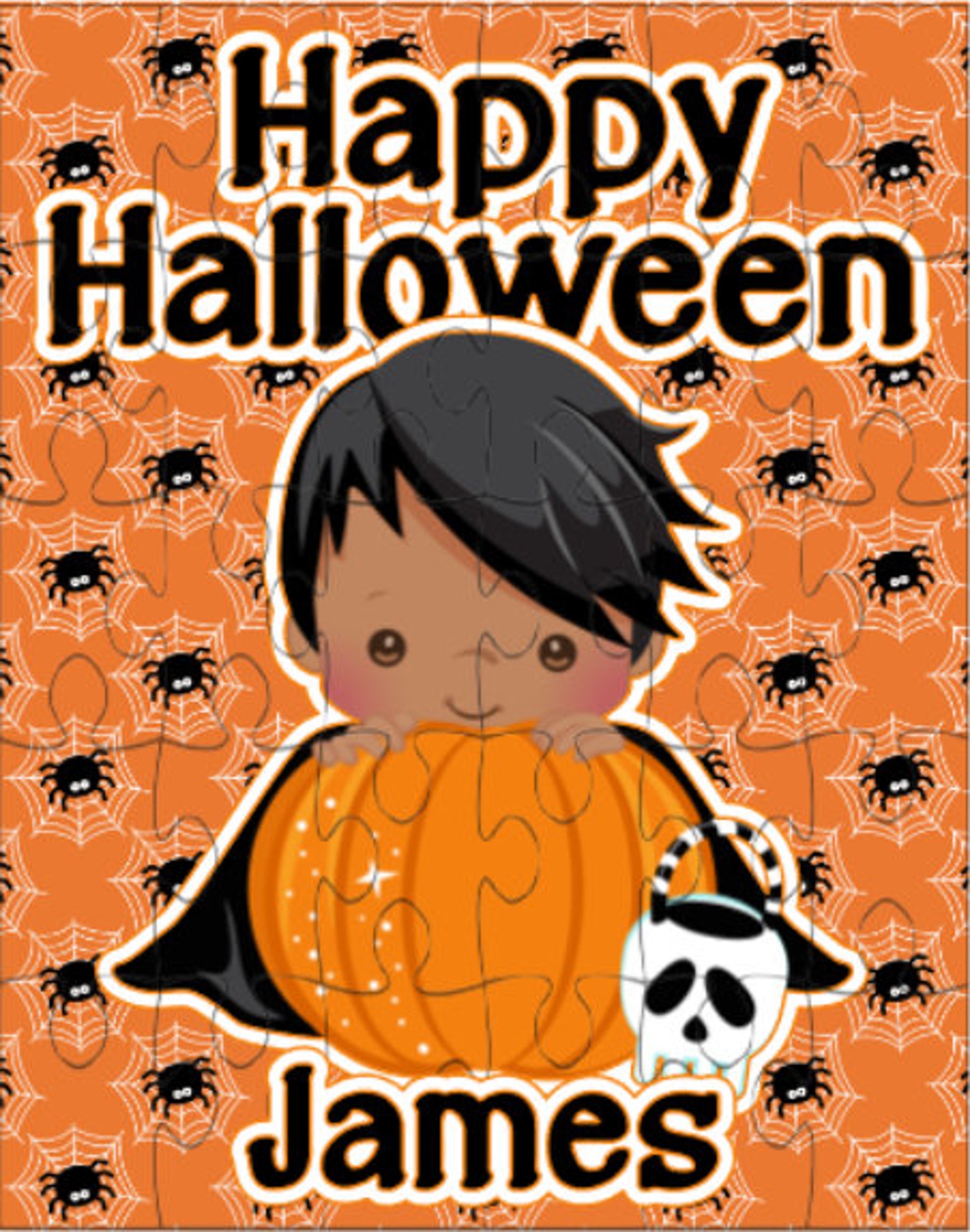 Halloween Puzzle Personalized, Personalized Halloween Gift for Kids ...