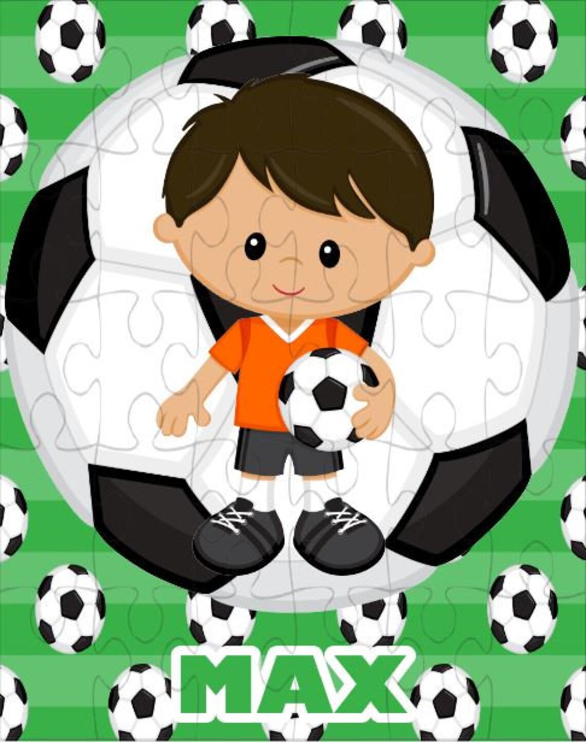 Personalized Puzzle for Kids Soccer Puzzle Sports Puzzle | Etsy