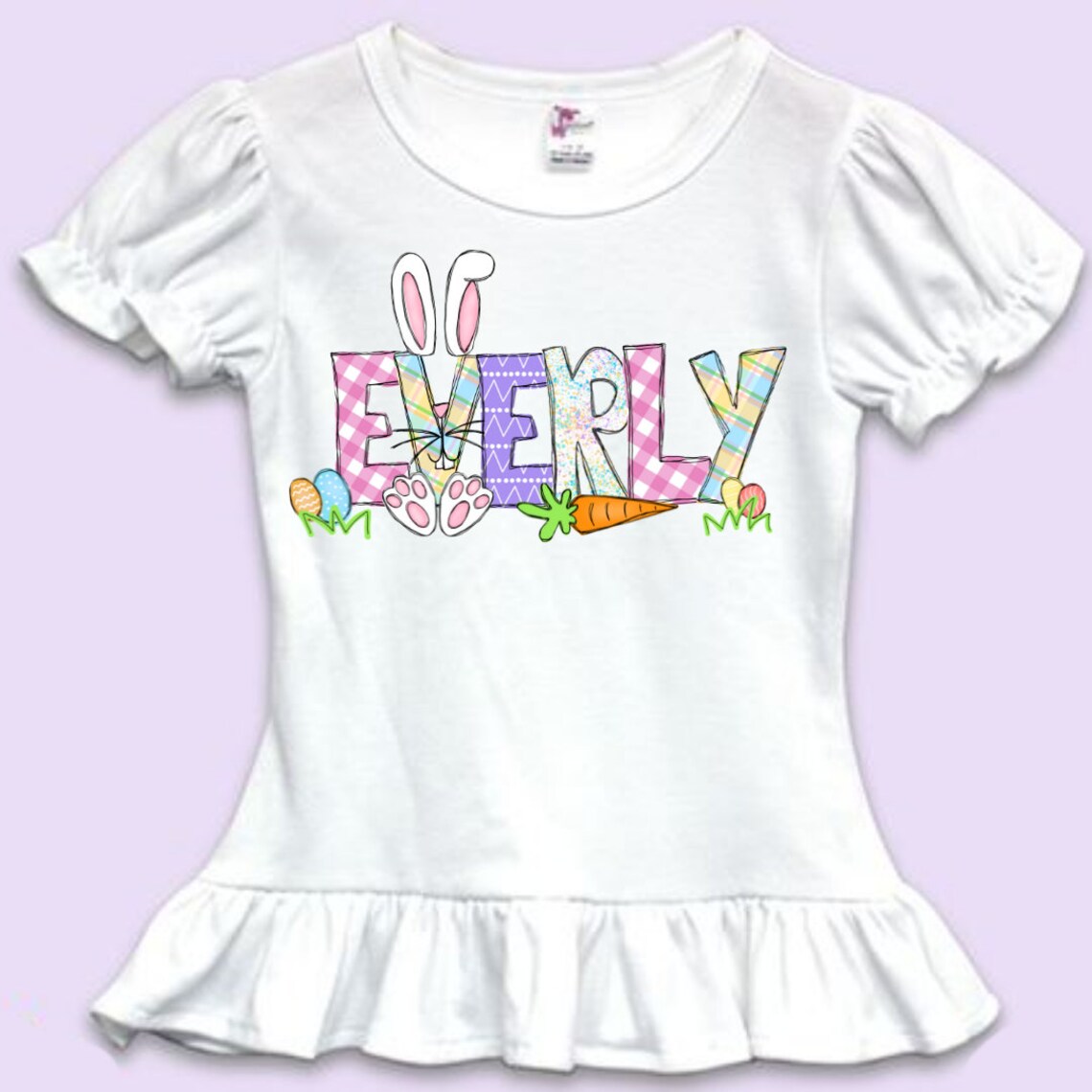 Personalized Easter Shirt for Girls Easter Name Shirt | Etsy