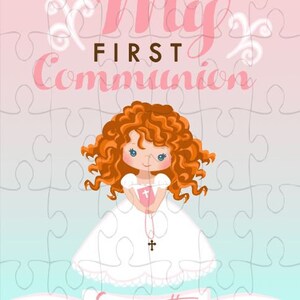 Personalized Puzzle for Kids First Communion Gift First - Etsy