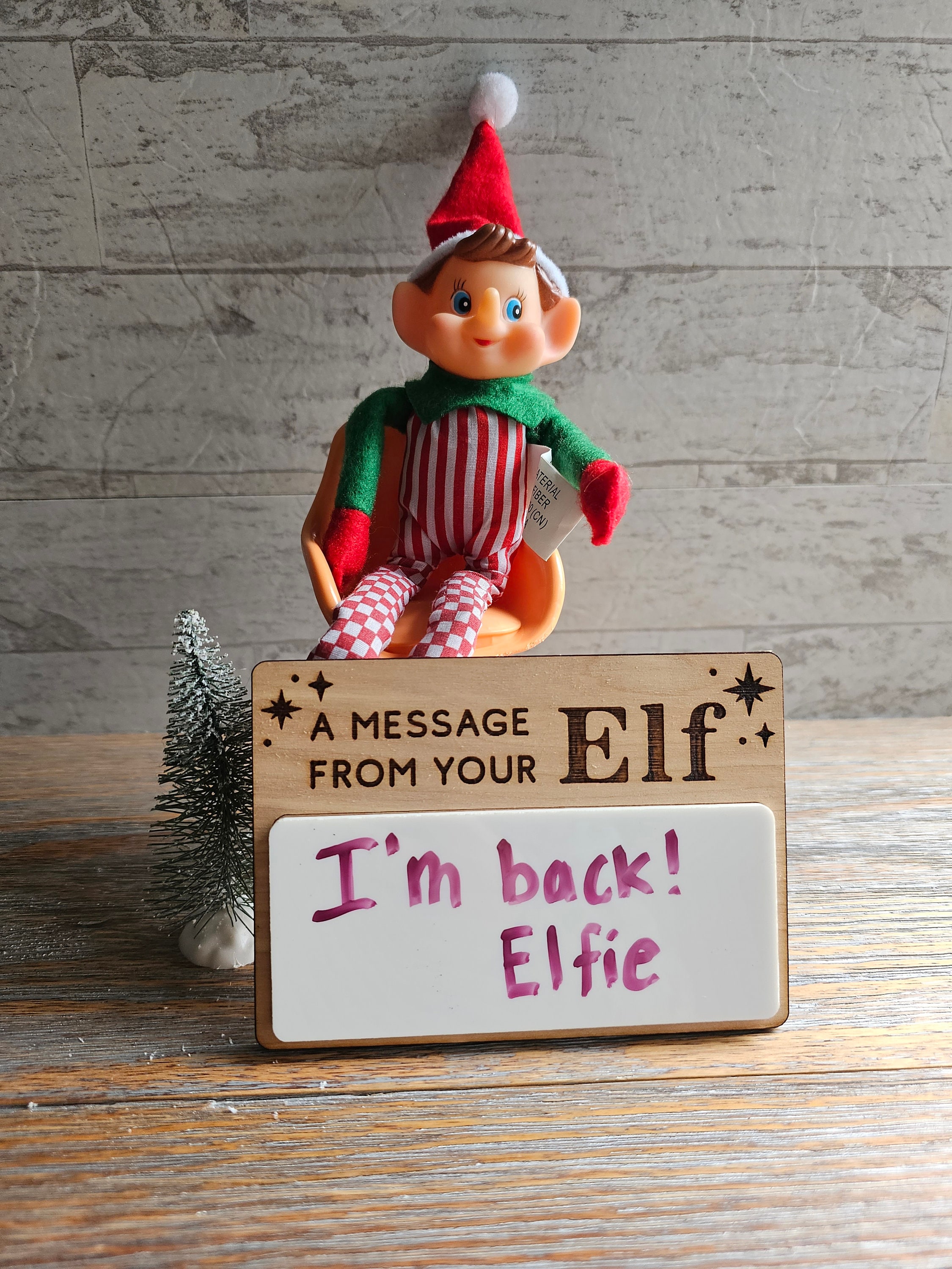 Elf Message Board - Elf Accessory - Elf Helper - Christmas Elf - Elf ...