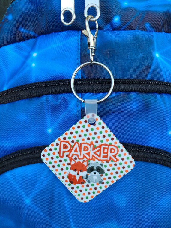 Bag Tag Clip Hanging Name Tag Name Clip for Backpack or - Etsy