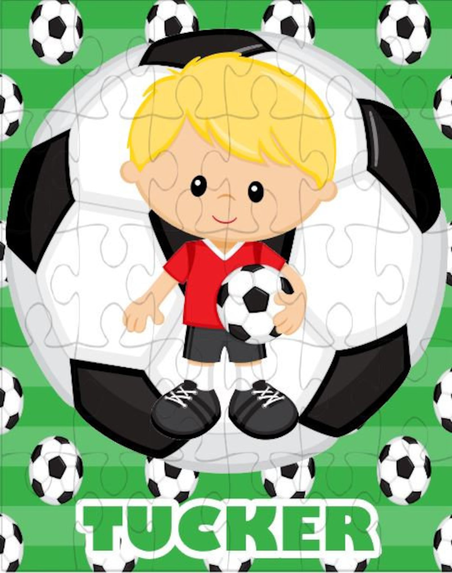 Personalized Puzzle for Kids Soccer Puzzle Sports Puzzle - Etsy