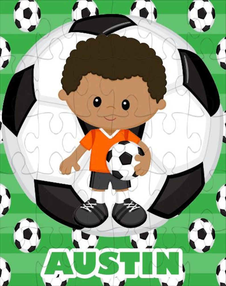 Personalized Puzzle for Kids Soccer Puzzle Sports Puzzle | Etsy