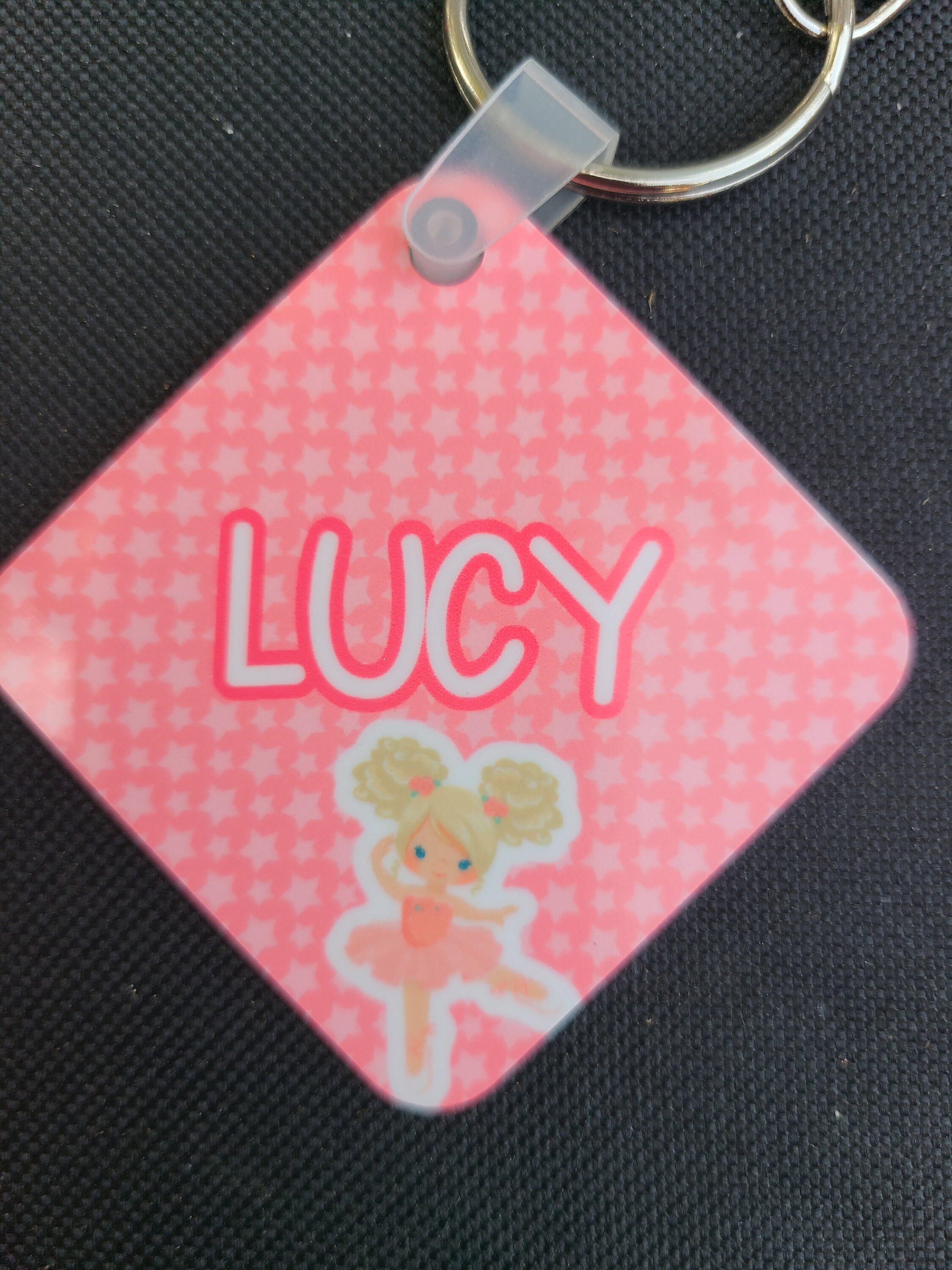 Bag Tag Clip Hanging Name Tag Name Clip for Backpack or | Etsy