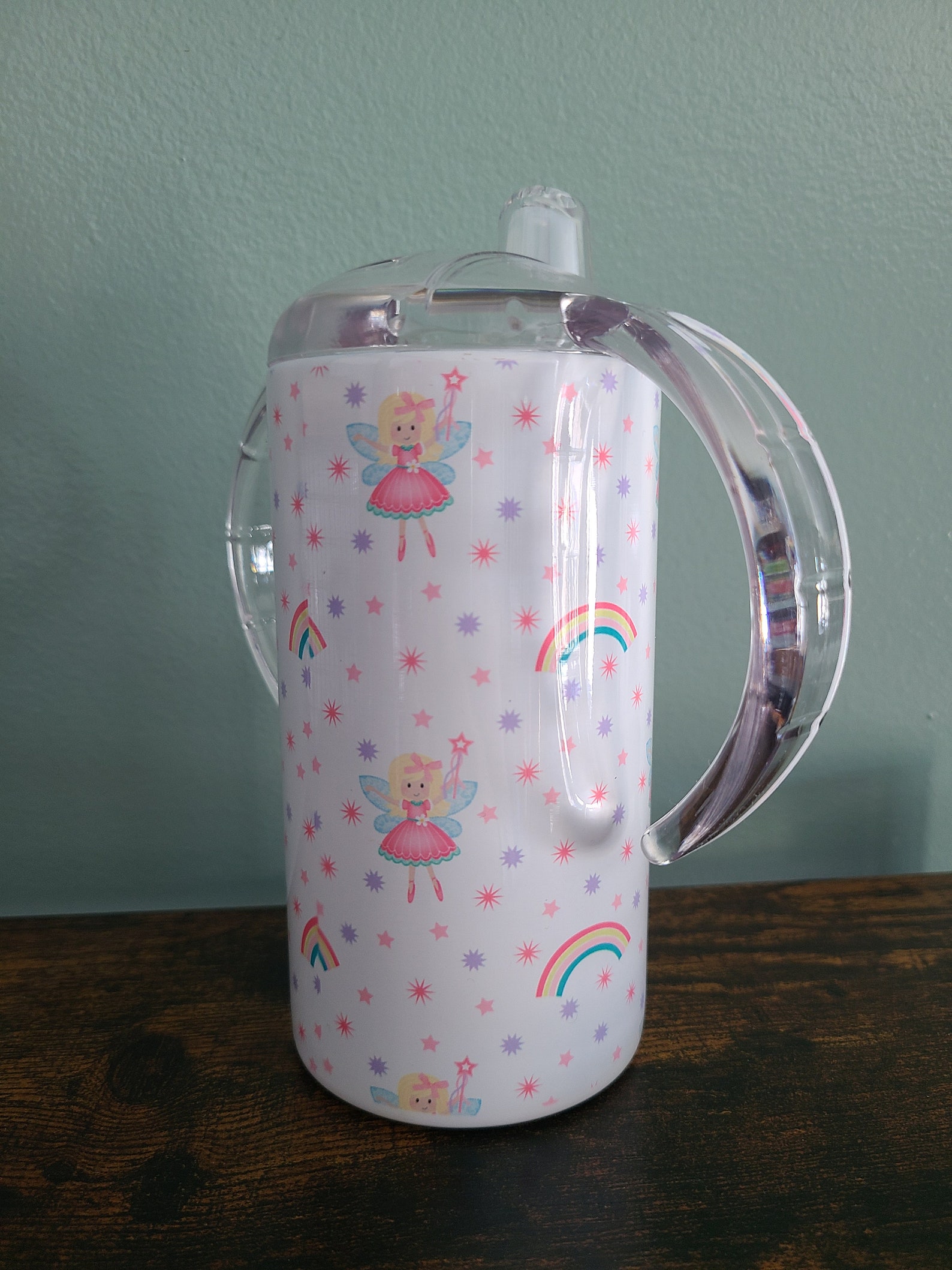 Fairy Sippy Cup With Bonus Lid, Personalized Sippy Cup, Easter Gift for ...