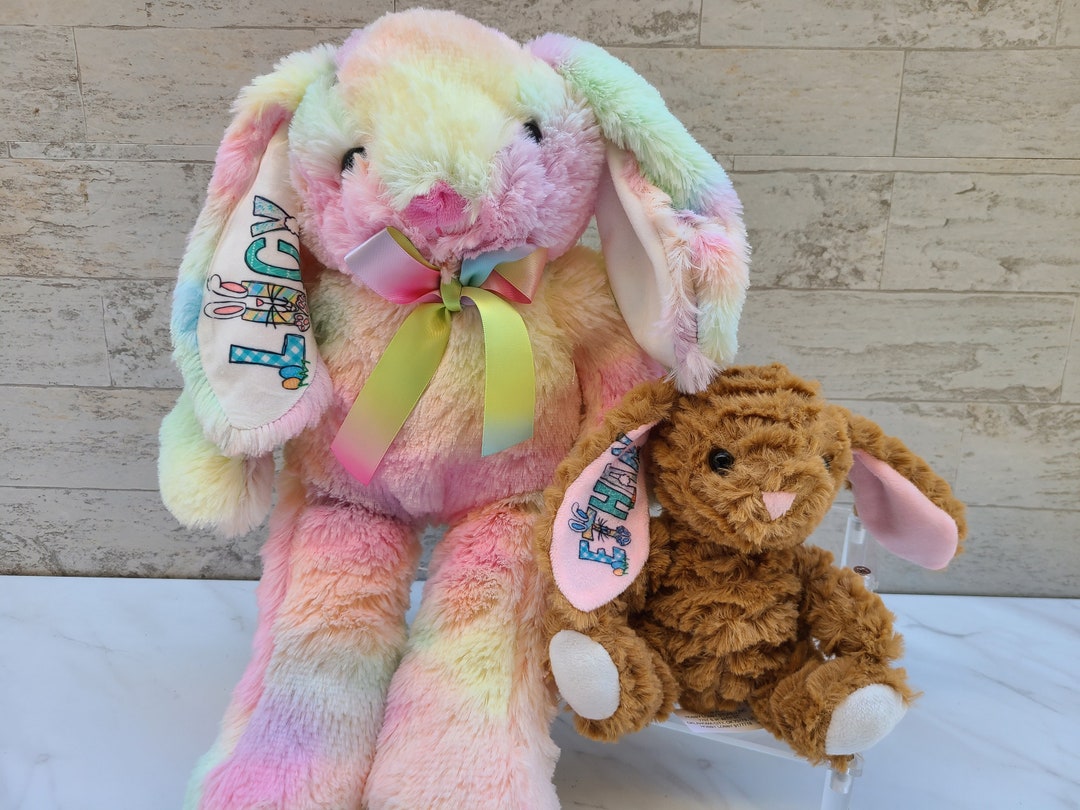 Personalized Easter Bunny Plush, Easter Bunny Gift, Easter Rabbit ...