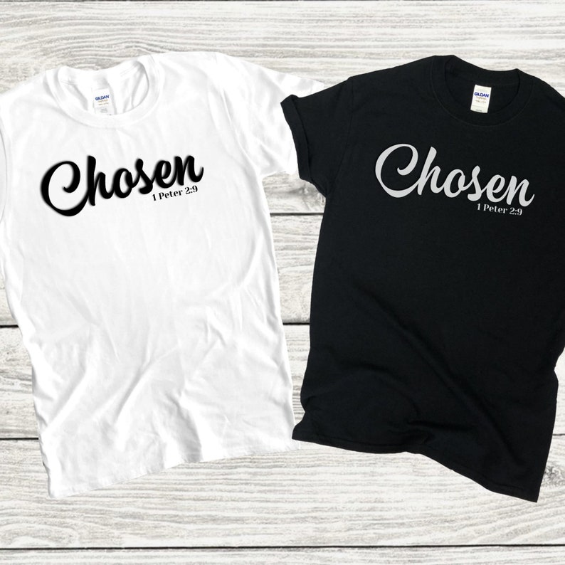 Chosen Women's T-shirt, Christian Shirt for Her, Christian Shirts ...
