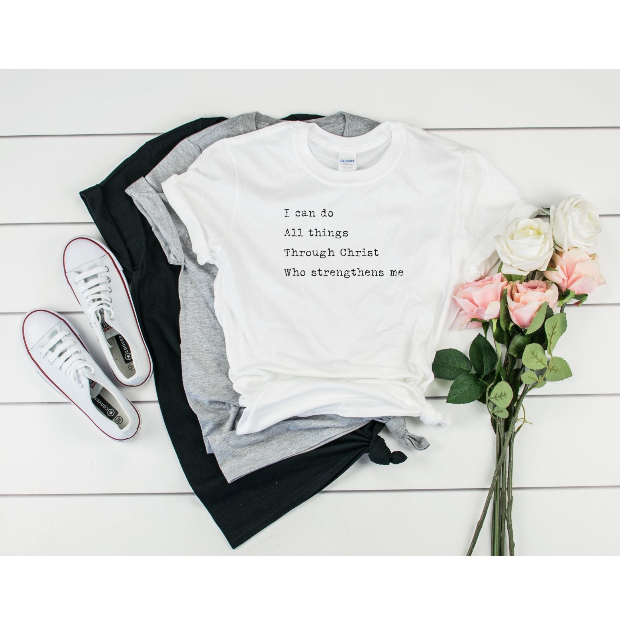 Philippians 4:13 Unisex Tshirt, Catholic Shirt, Catholic Apparel ...