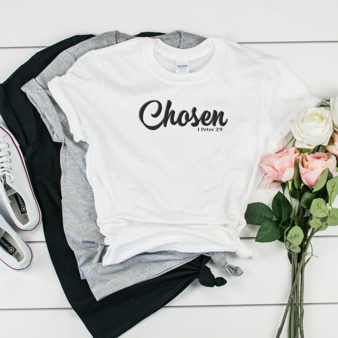 Chosen Women's T-shirt, Christian Shirt for Her, Christian Shirts ...