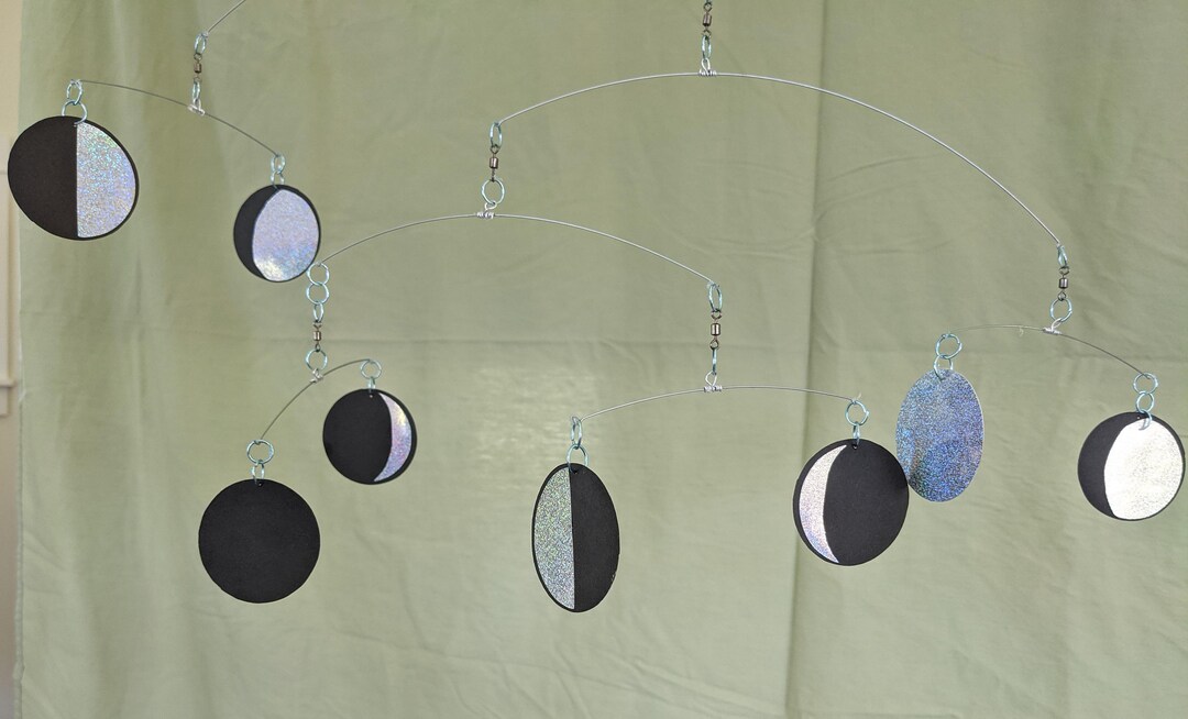 Moon Phases Mobile - Etsy