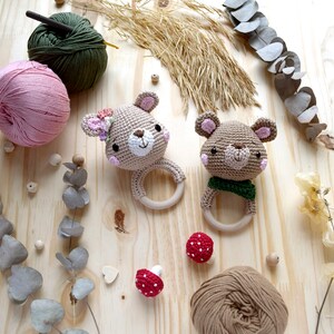 Crochet Pattern Set – Lovey and Rattle Tony and Luna - Etsy