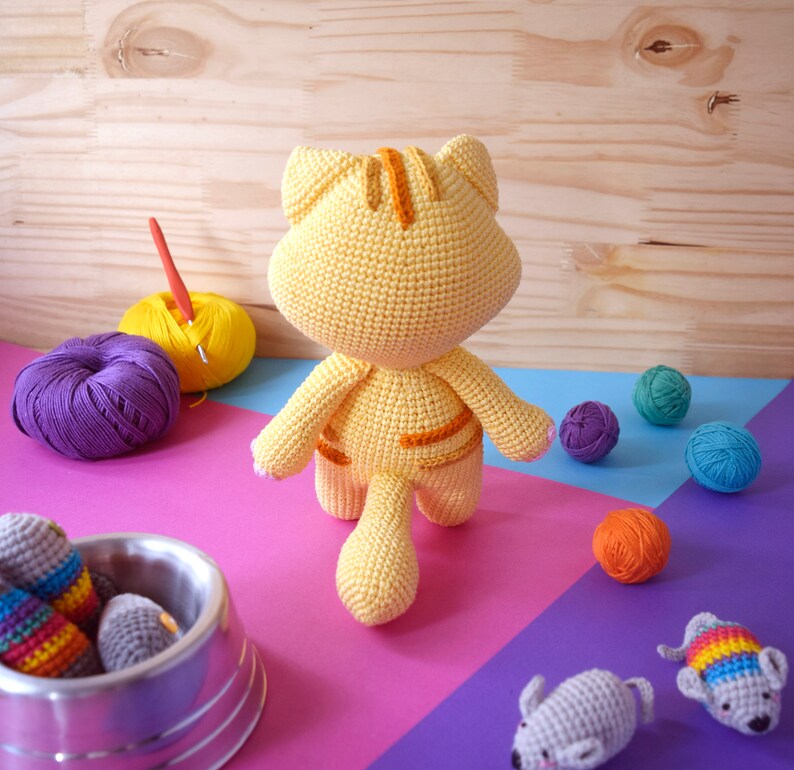 Crochet Pattern Amicats Amigurumis - Etsy