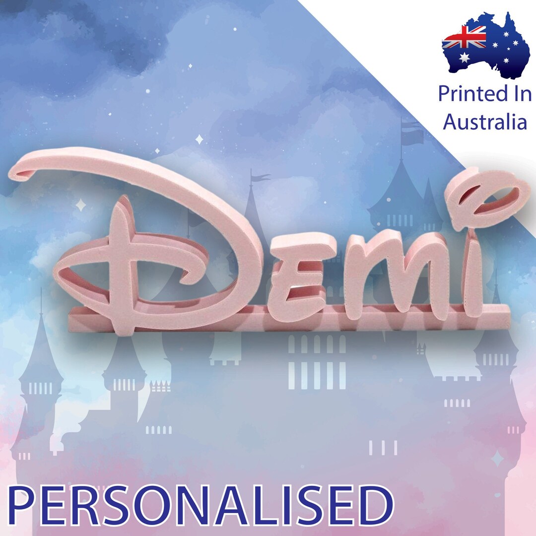 Personalised 3D Printed Name Plaque - Customised Gift or Present ...