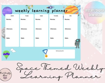 Space Themed Planner | Etsy