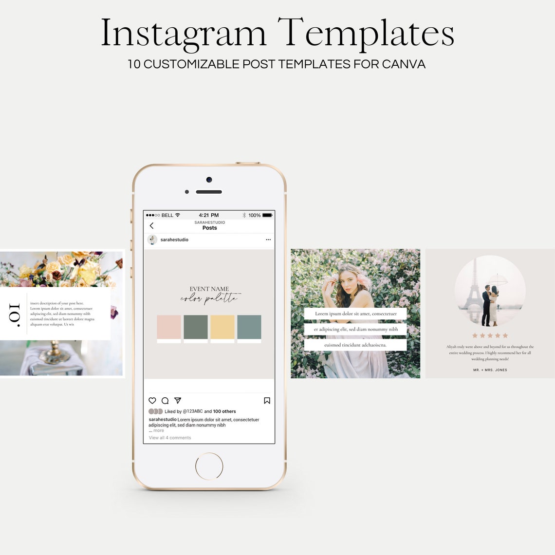 Instagram Templates, Canva IG Templates, Instagram Templates for ...