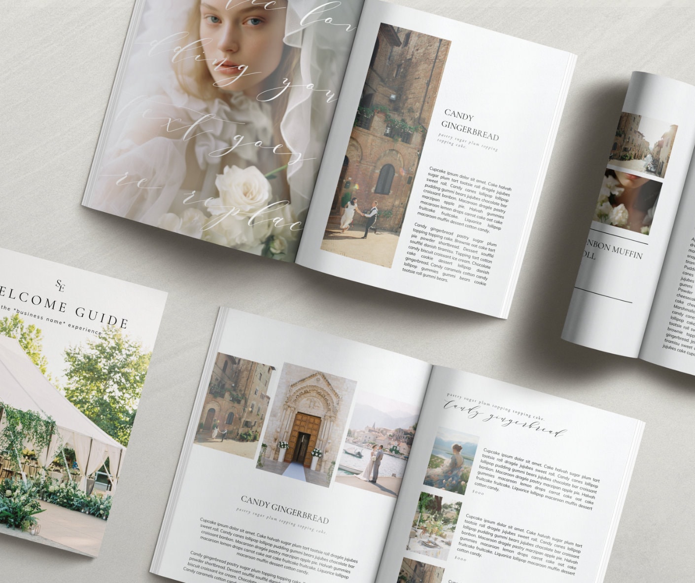 Wedding Photographer Magazine Template: 37-page Client Guide (canva) - Etsy