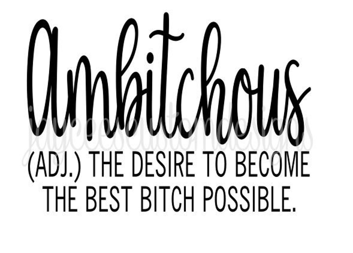 Ambitchous Png and Svg - Etsy
