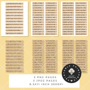 Faith & Encouragement Tags for Scrapbooking - Christian Junk Journal ...
