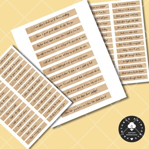 Faith & Encouragement Tags for Scrapbooking - Christian Junk Journal ...